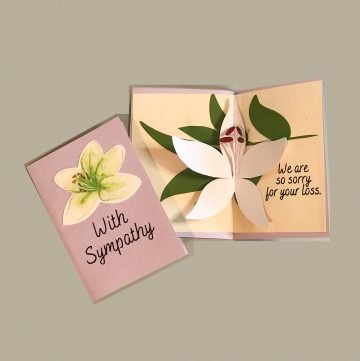 DIY Sympathy Card - The Bearded Housewife