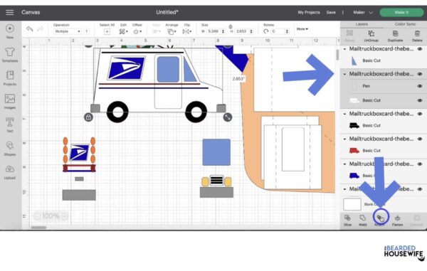 How to Make Mail Truck Box Cards for Christmas - The Bearded Housewife