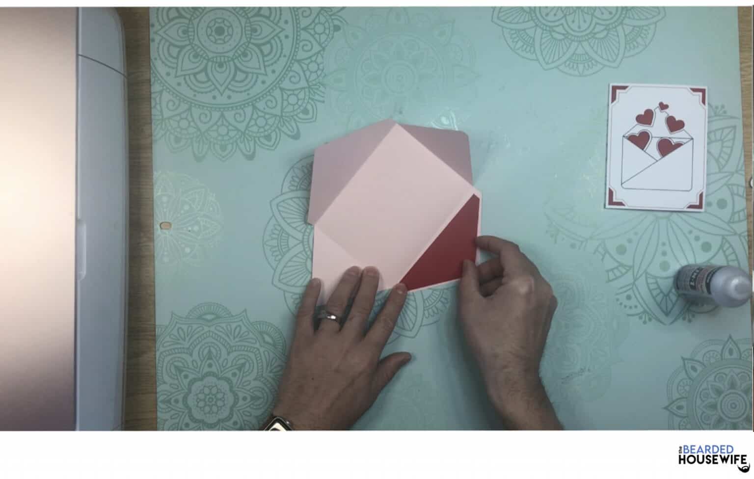 How to Make Love Envelope Insert Cards - The Bearded Housewife