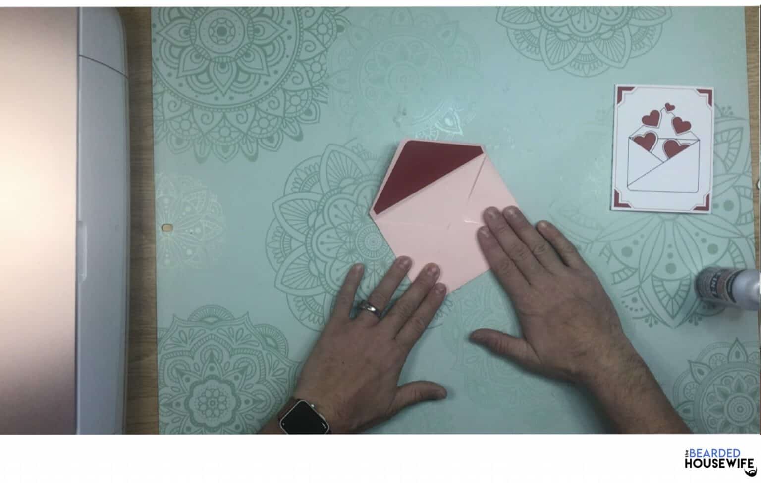 How to Make Love Envelope Insert Cards - The Bearded Housewife