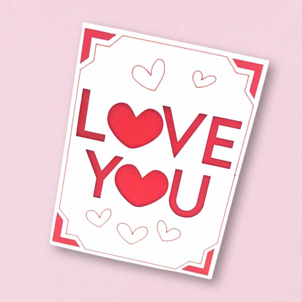 How to Make Love You Insert Cards - The Bearded Housewife