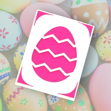 How to Make Easter Egg Insert Cards - The Bearded Housewife