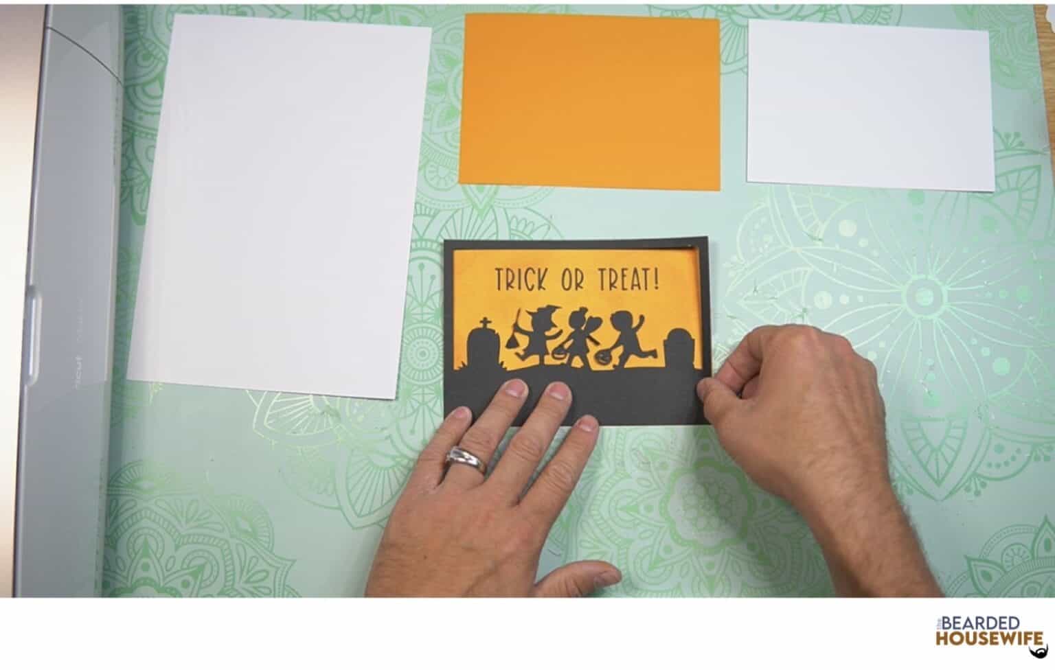 How to Make Fun Trick or Treaters Cards - The Bearded Housewife