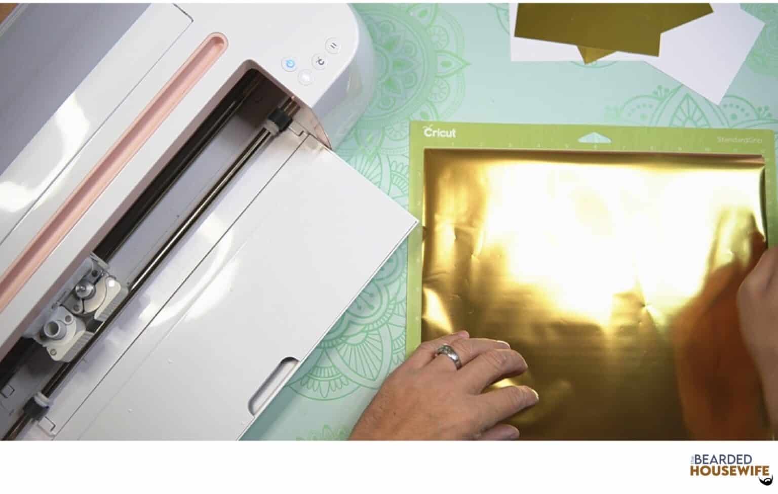 How to Make Foiled Ornament Cards - The Bearded Housewife