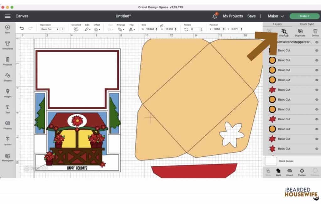 How to Make Christmas Market Stepper Cards - The Bearded Housewife