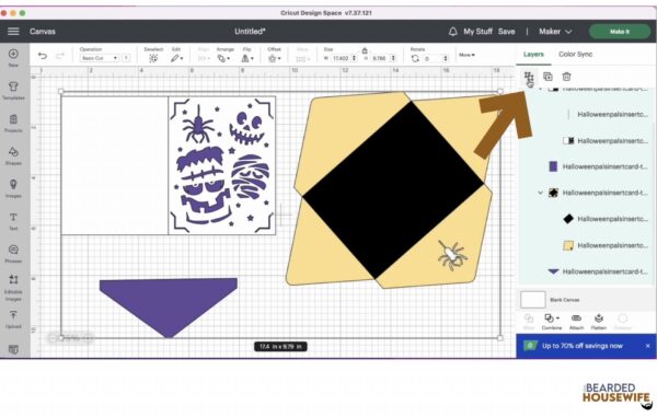 How to Make Halloween Insert Cards - The Bearded Housewife